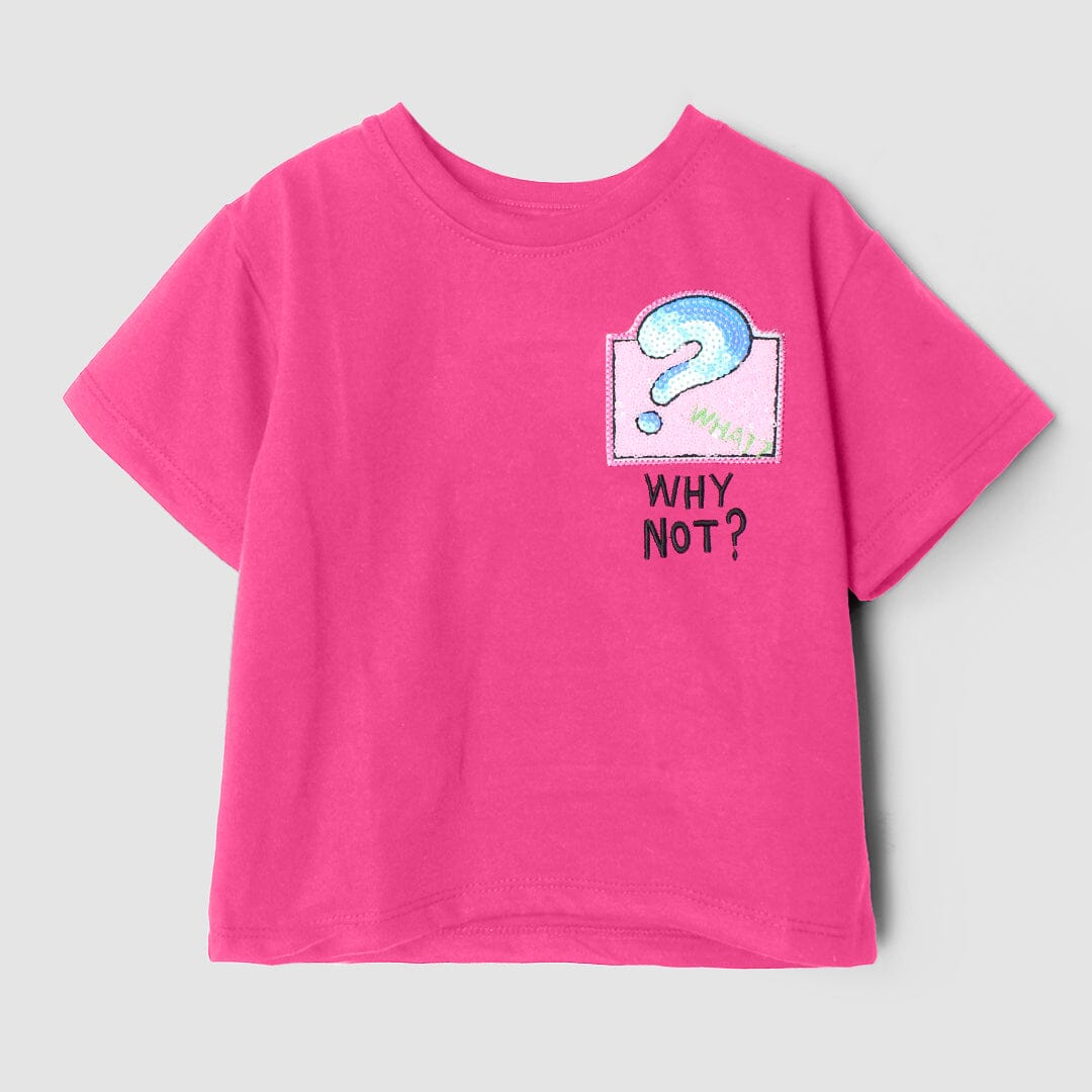 Decent Pink Themed Girls Drop Shoulder Shirt – Iluvlittlepeople